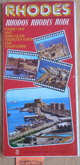 Rhodes tourist map and town guide Rhodos Touristen Karte und ...